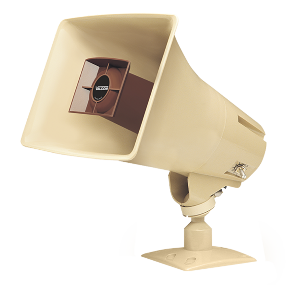 15-Watt High-Efficiency Horn, One-Way, Beige, V-1036C - Valcom