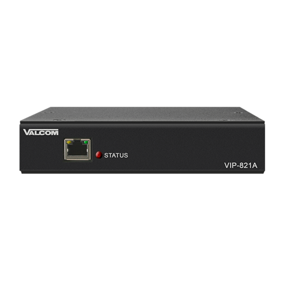 IP Gateway FXO Port, Network — Single Port, VIP-821A - Valcom
