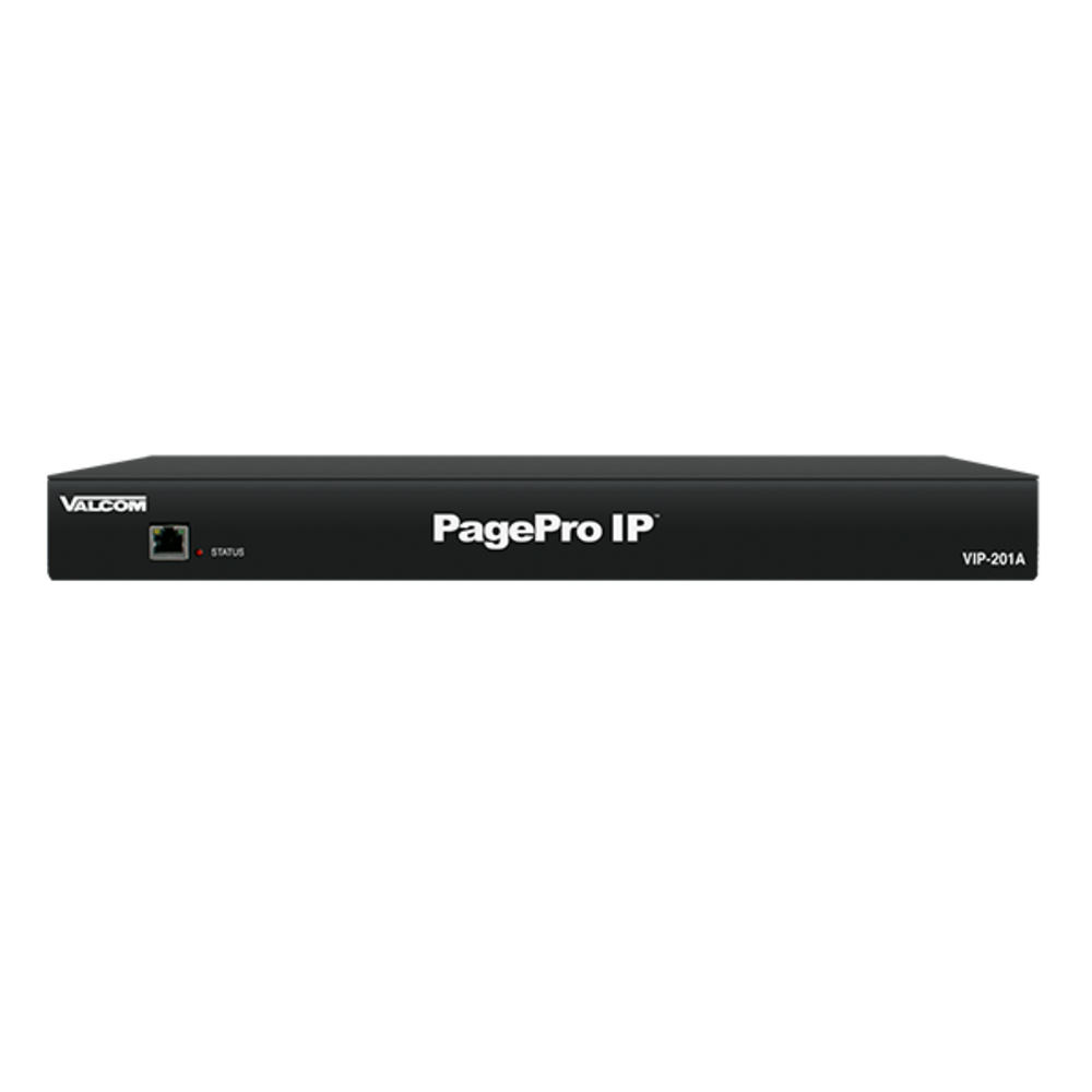 PagePro IP, SIP-Based Paging Server — 1 Zone, One-Way Analog Paging ...