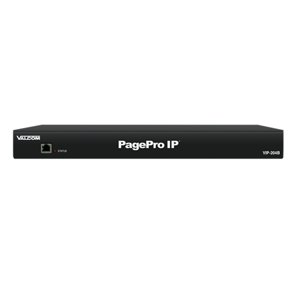 PagePro IP, SIP-Based Paging Server — 4 Zones, One-Way Analog Paging ...