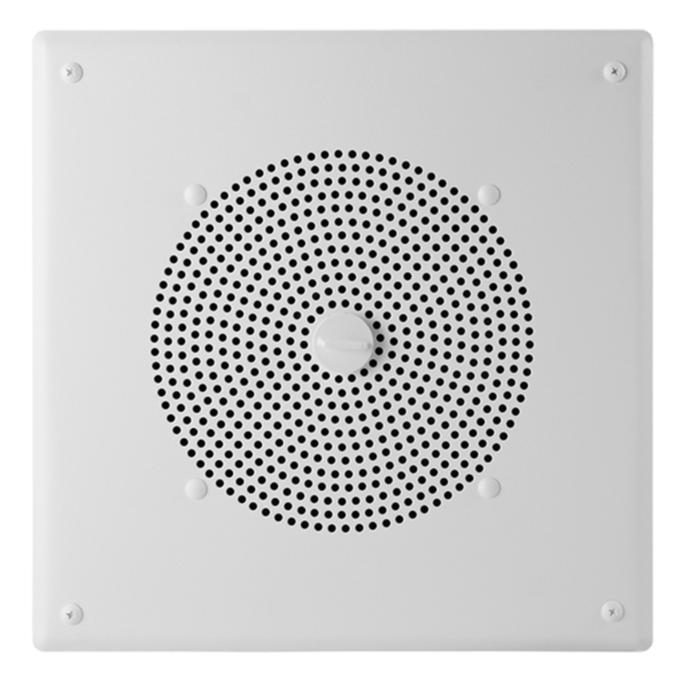 Square Wall or Ceiling Speaker, Round Hole Pattern, One-Way, V-1920C ...